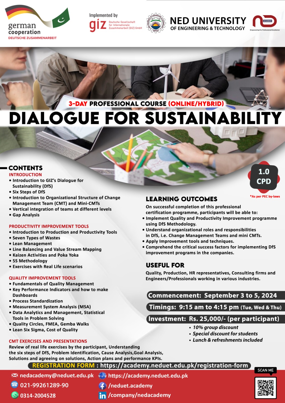 Our Programmes | NED Academy - CCEE | CMPP | PTMC